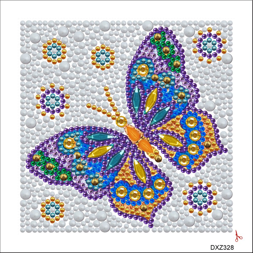 Beautiful Butterfly 6x6 Mini with Frame