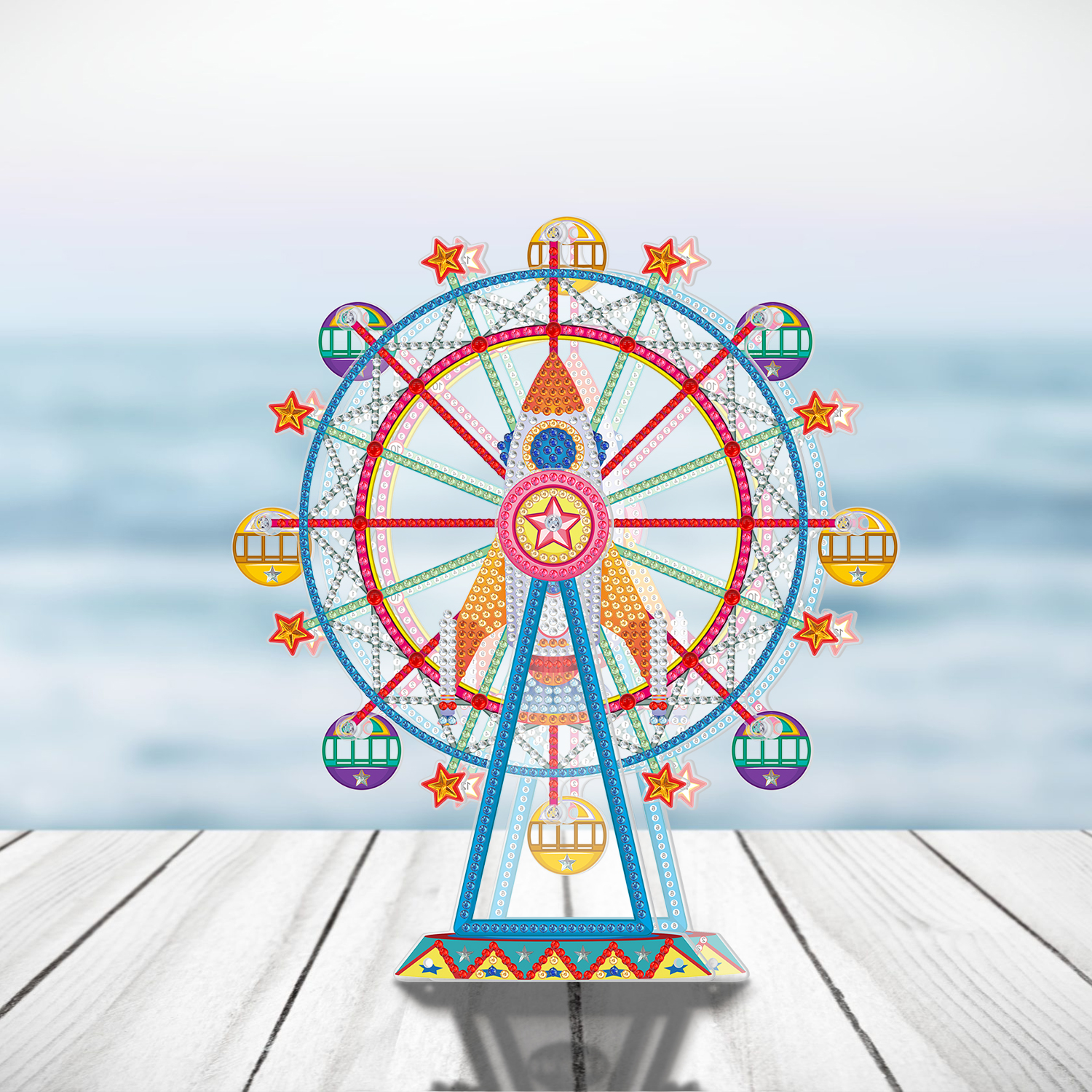 Spinning Ferris Wheel Stand- Rocket